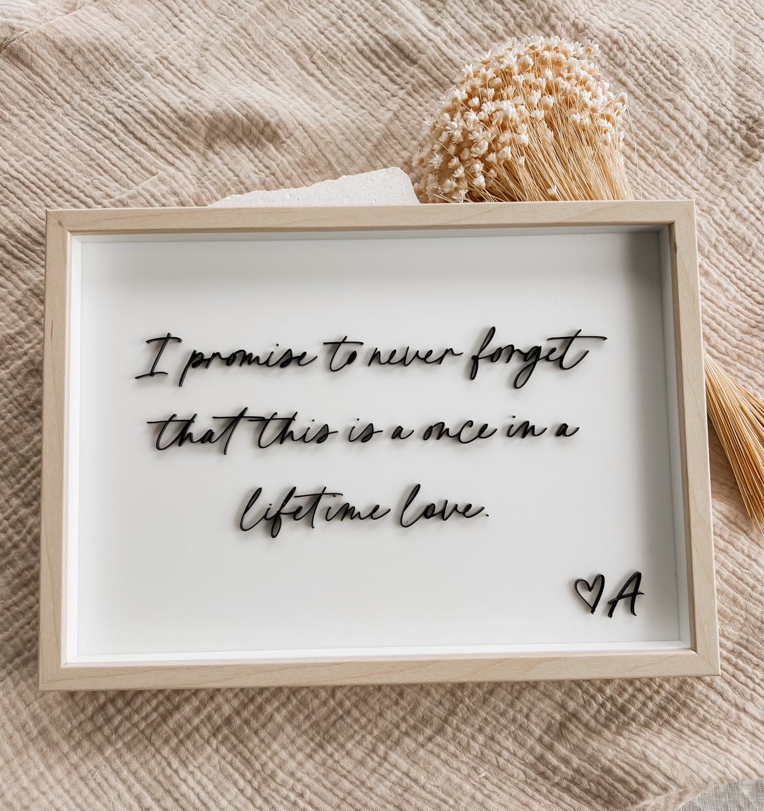 Written quote frame – The Finer Detail by Kim