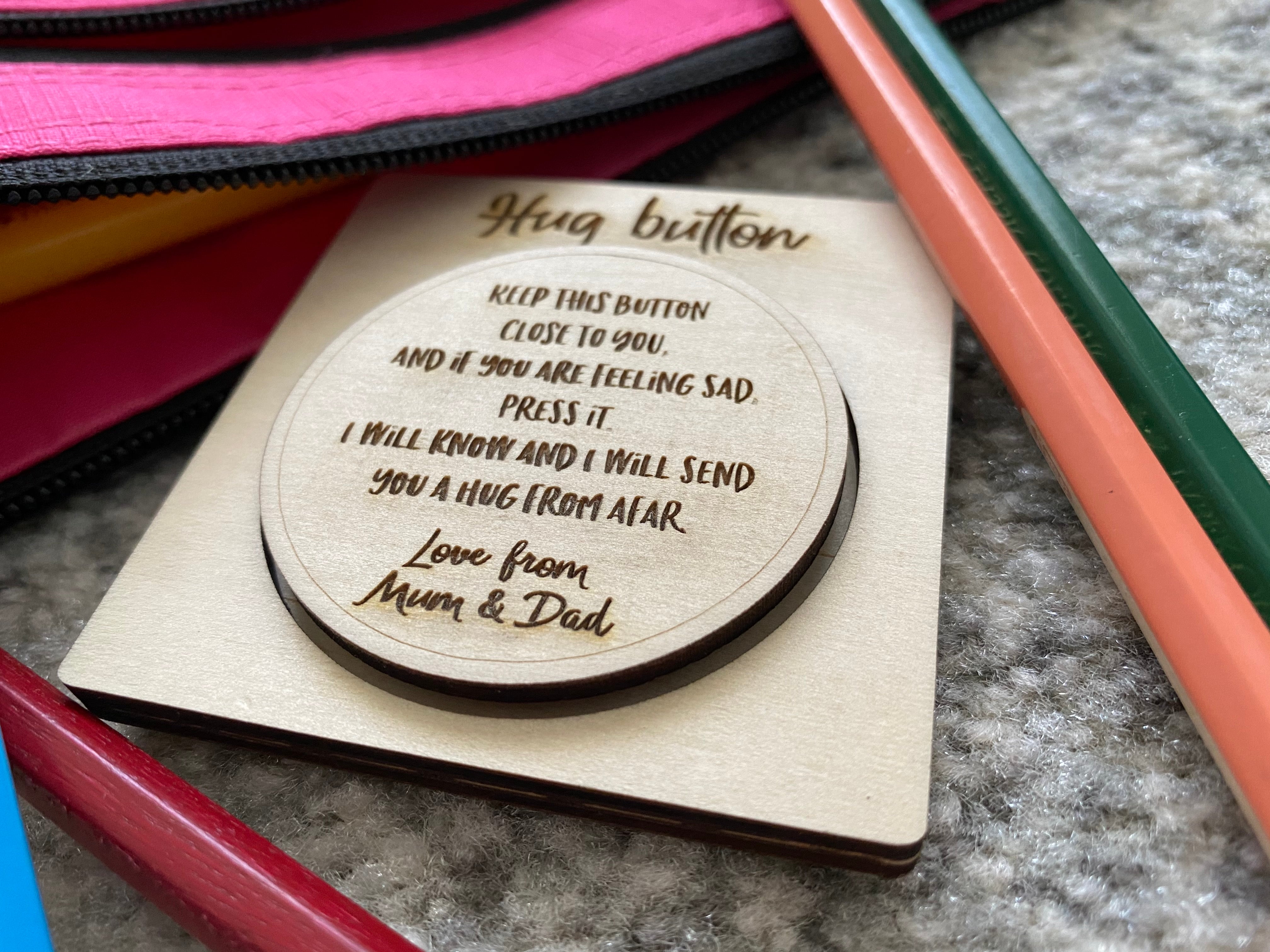 Hug button – The Finer Detail by Kim